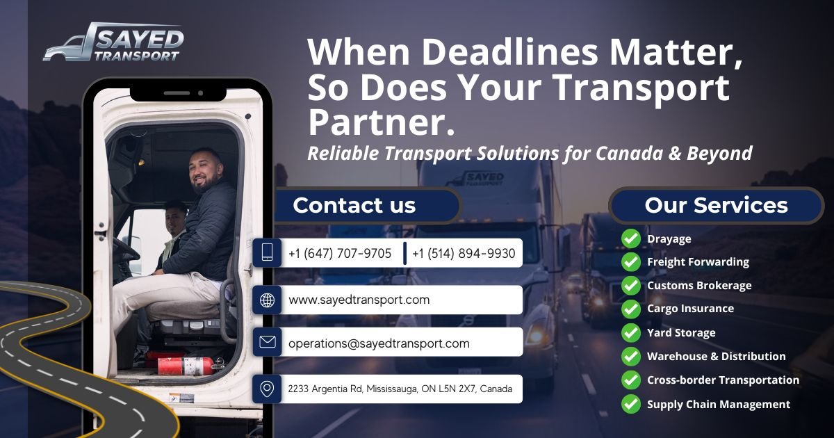 Main Home - Sayed Transport